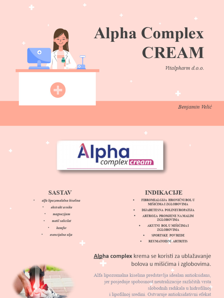 Alfa Complex Krema - Benjamin Velic | PDF