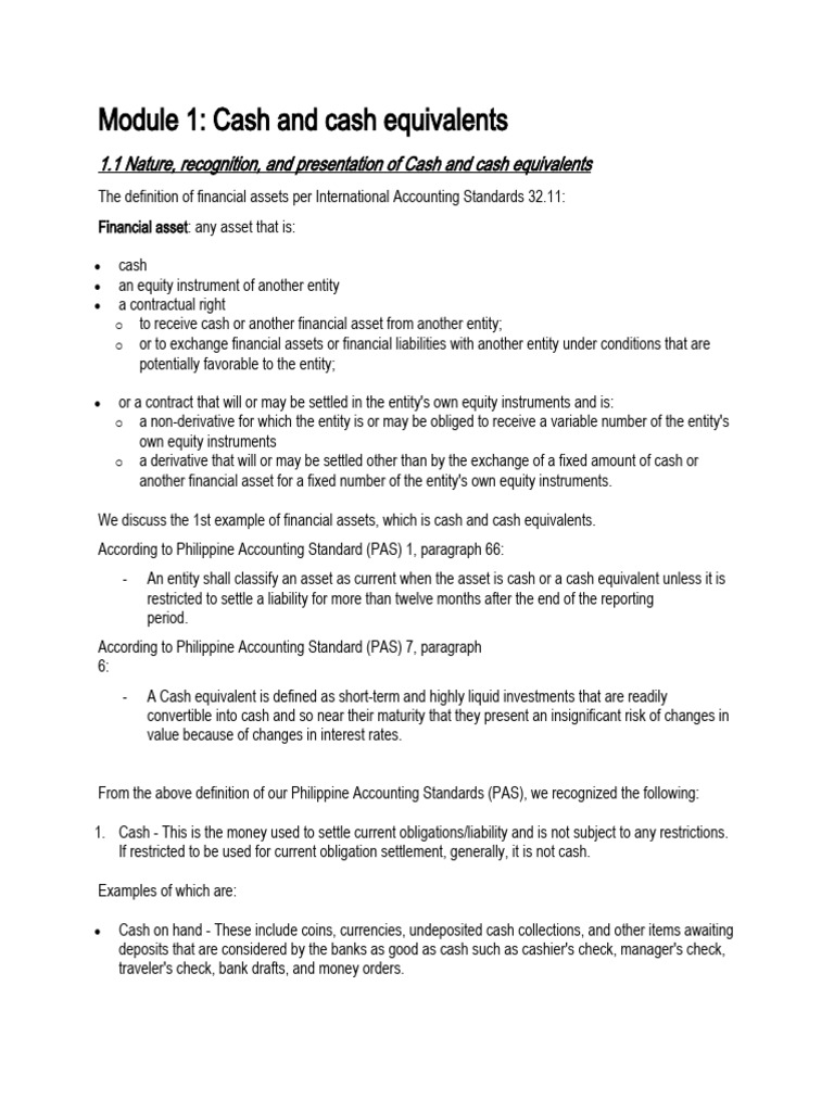 Intermediate Accounting Handouts Module-1 | PDF | Debits And Credits ... Intermediate Accounting Handouts Module-1 | PDF | Debits And Credits ...