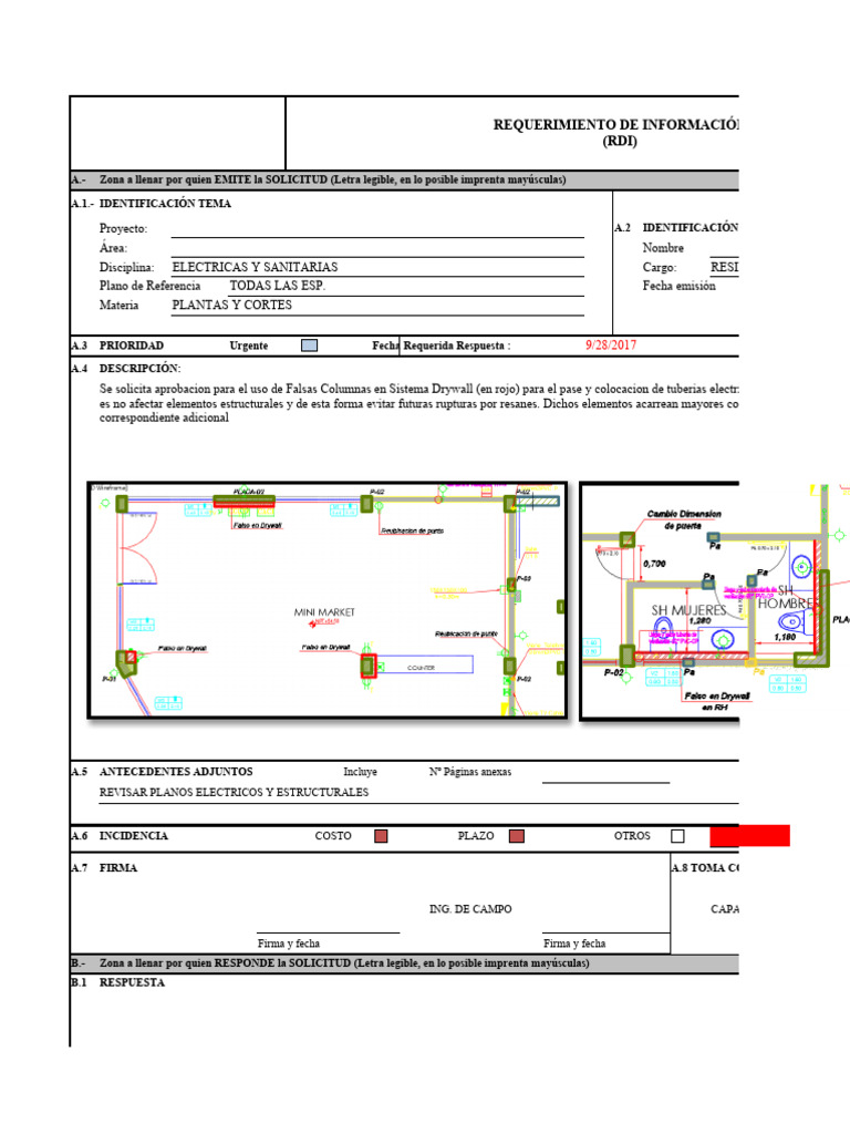 Modelo Rfi - Edificacion | PDF