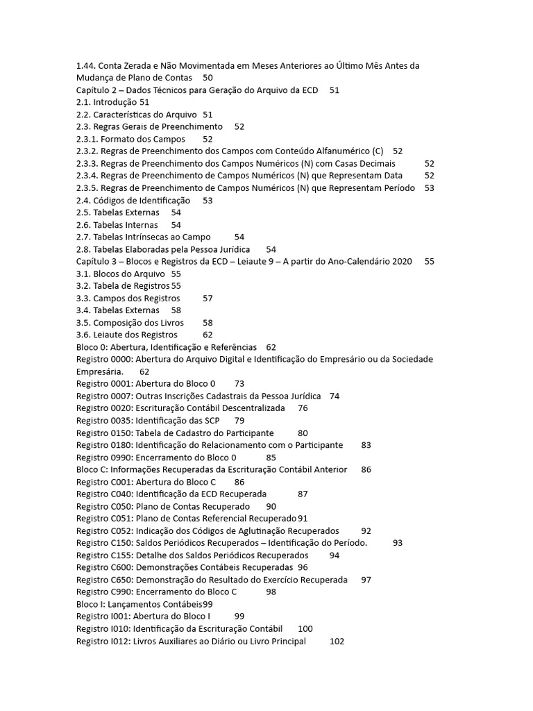 Manual De Orientação Da Ecd Leiaute 9 21 12 2023 Parte 3 De 5 Pdf