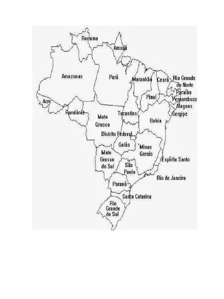 Mapa Do Brasil | PDF