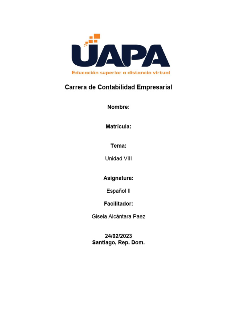 Tarea VIII ESPAÑOL | PDF | Aprendizaje | Cognición