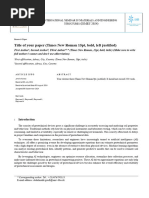 Elsevier Manuscript Formatting Guide | PDF | Citation | Paragraph