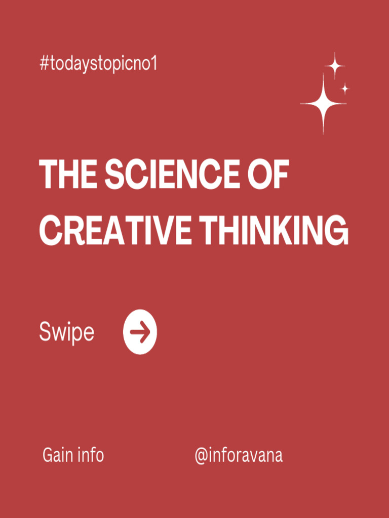 The Science of Creative Thinking - 20240519 - 231142 - 0000 | PDF