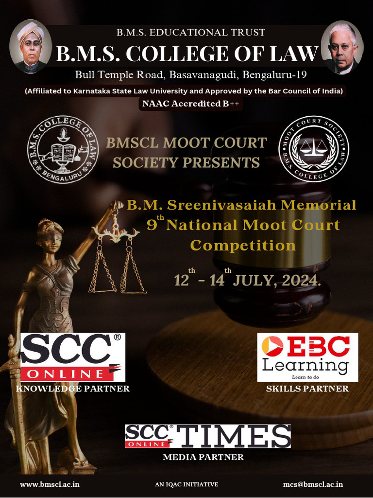 BMSCL 9th NMCC Brochure 2024 | PDF | Citizenship | Justice