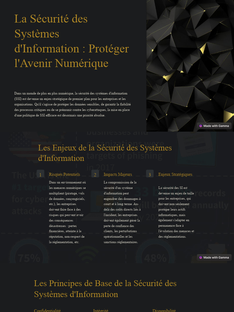 La Securite Des Systemes DInformation Proteger LAvenir Numerique | PDF | Sécurité des systèmes d ...