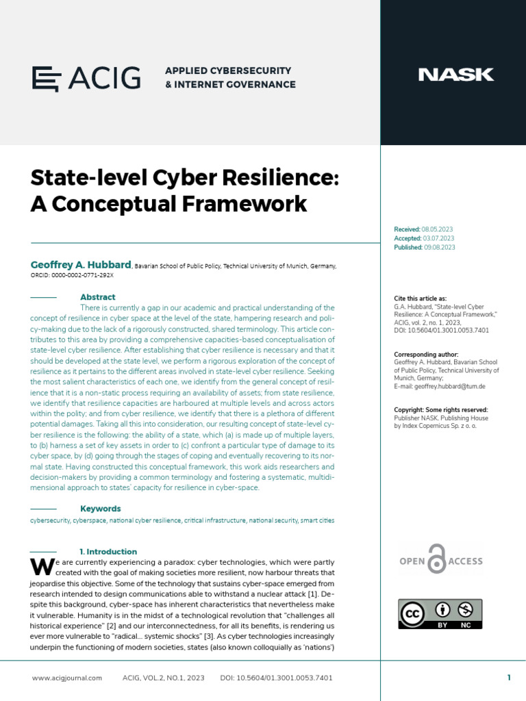 Applied 2023 1 4 Hubbard | PDF | Psychological Resilience | Ecological Resilience