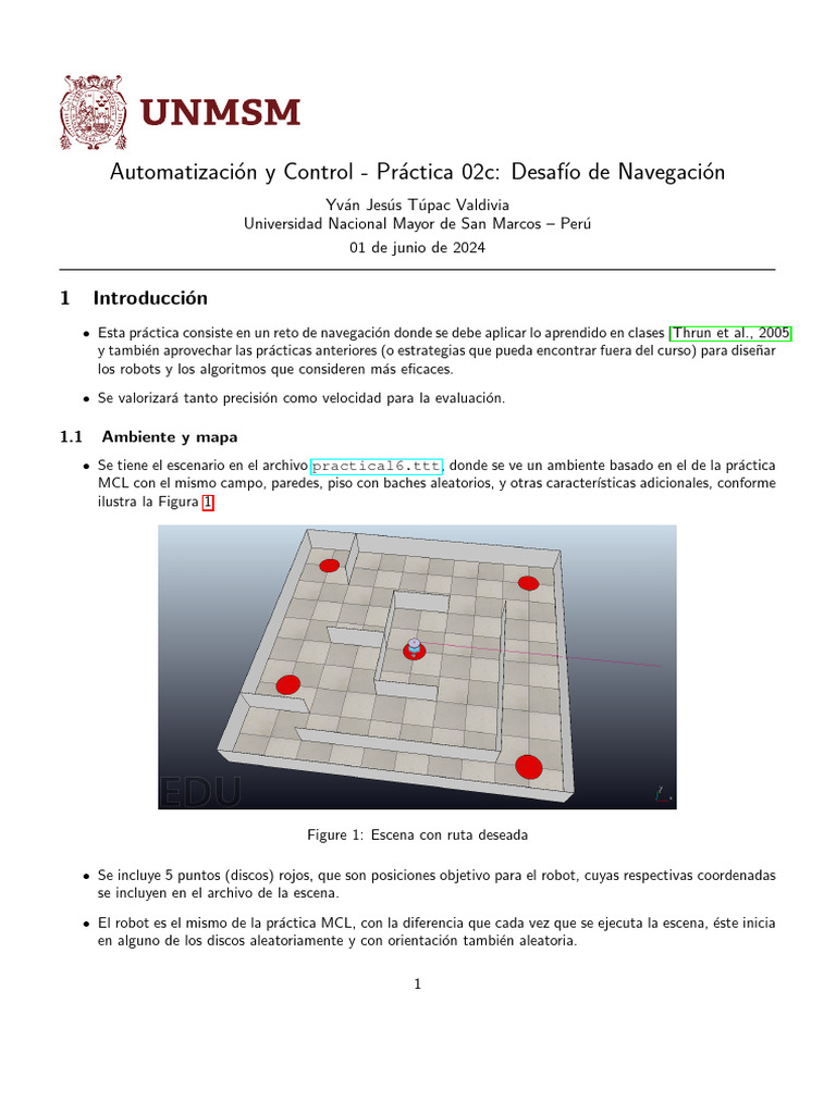 Desafío de Navegación para Robots | PDF | Robot | Robótica
