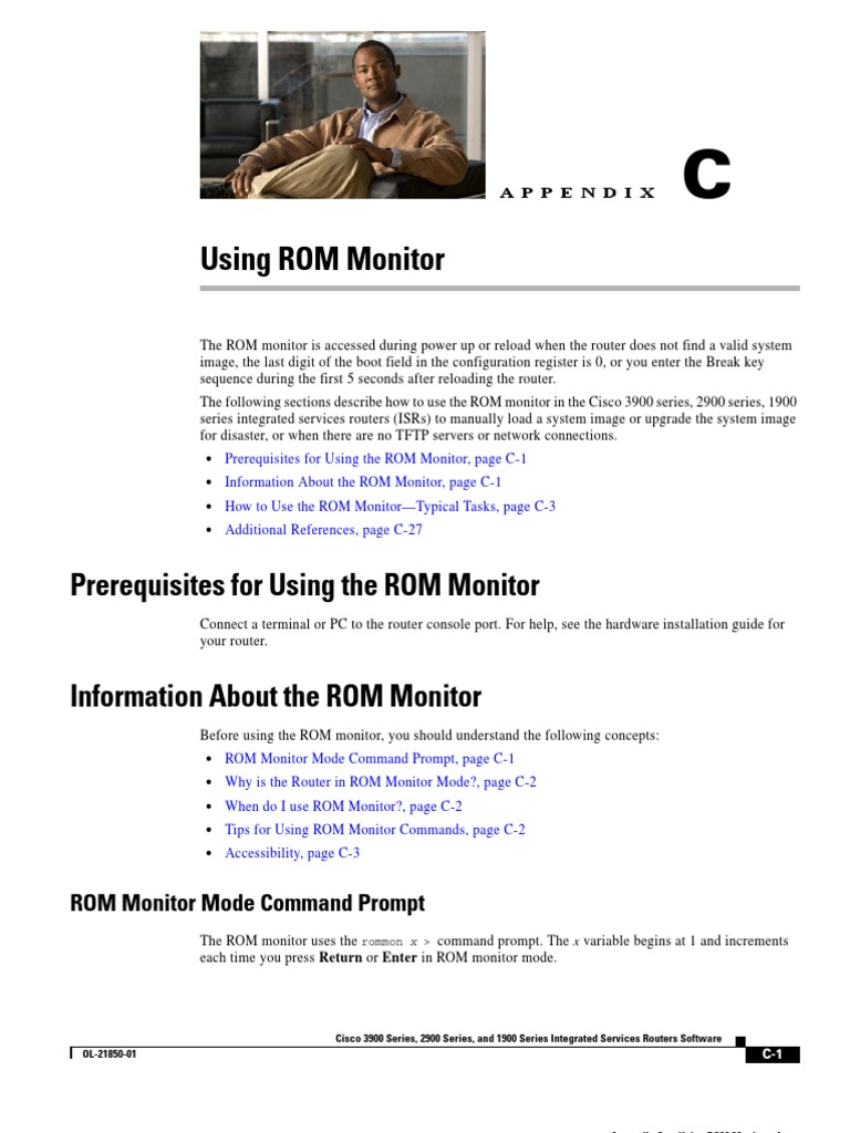 Using Rommon | PDF | Booting | Command Line Interface