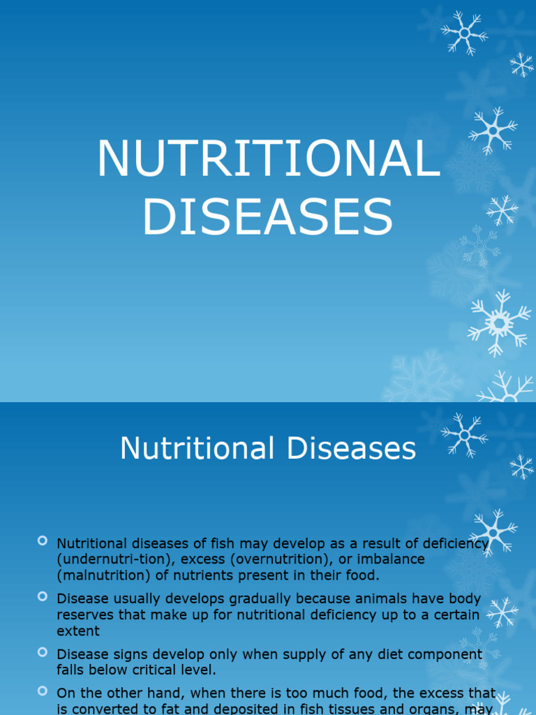 Nutritional Diseases | PDF | Vitamin | Nutrition
