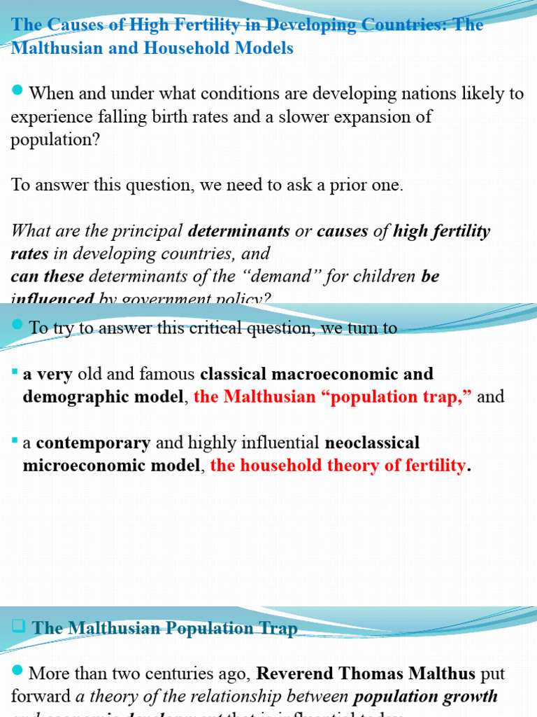 Devt Econ II PPT 1 2 Updated | PDF | Economic Growth | Microeconomics