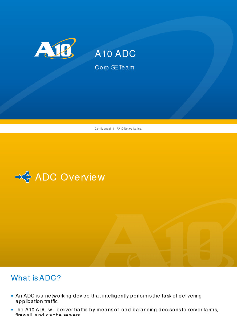 ADC Training Aug23 | PDF | Ip Address | Load Balancing (Computing)