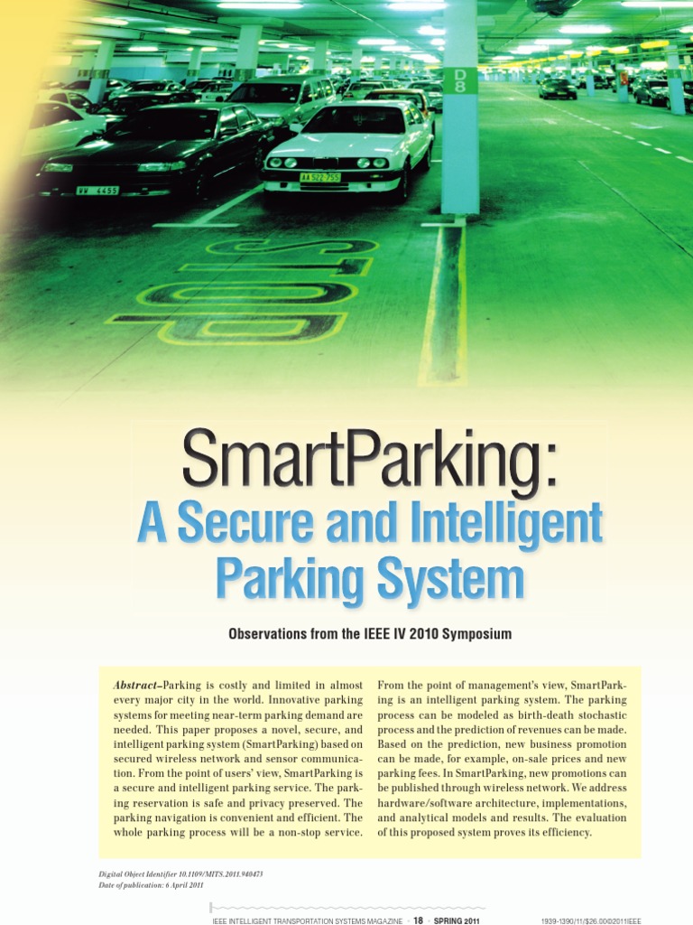 Observations From The IEEE IV 2010 Symposium: Abstract-Parking Is ...