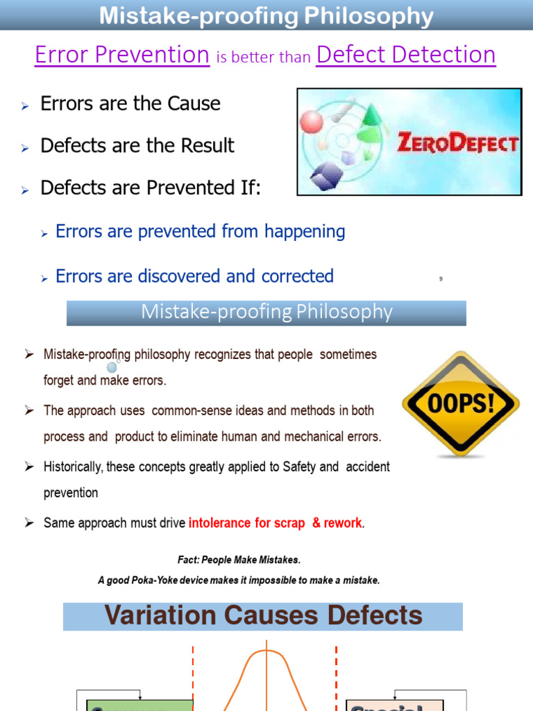 Zero Defect Quality Approach | PDF | Lean Manufacturing | Error