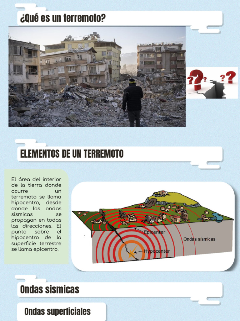 Terremotos | PDF | Temblores | Tsunami