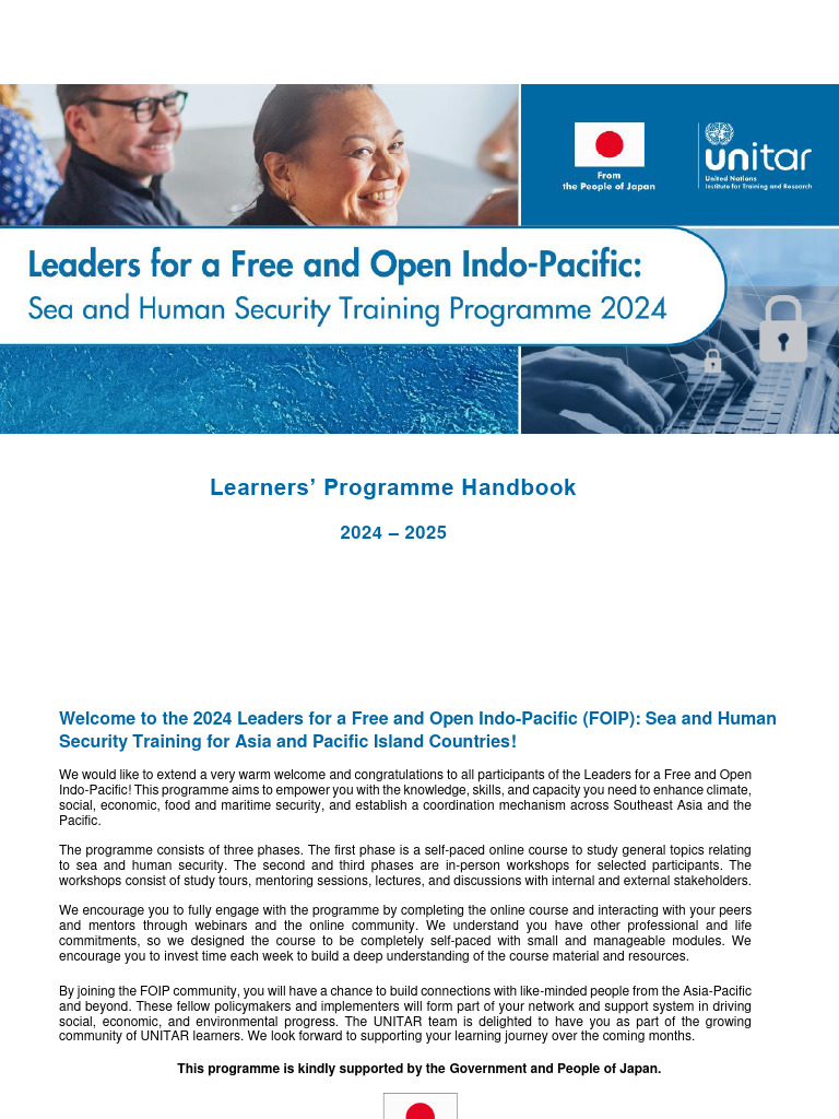 LearnersProgrammeHandbook-FOIP2024 - Final | PDF | Educational ...