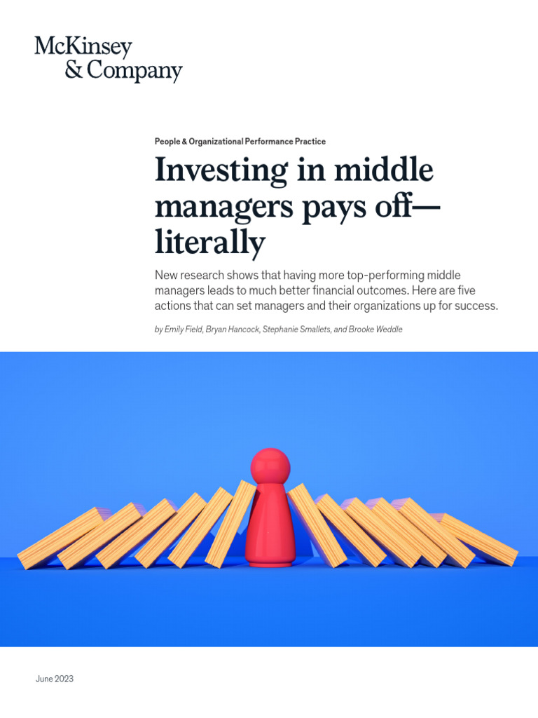 Investing in Middle Managers Pays Off Literally - Final | PDF ...