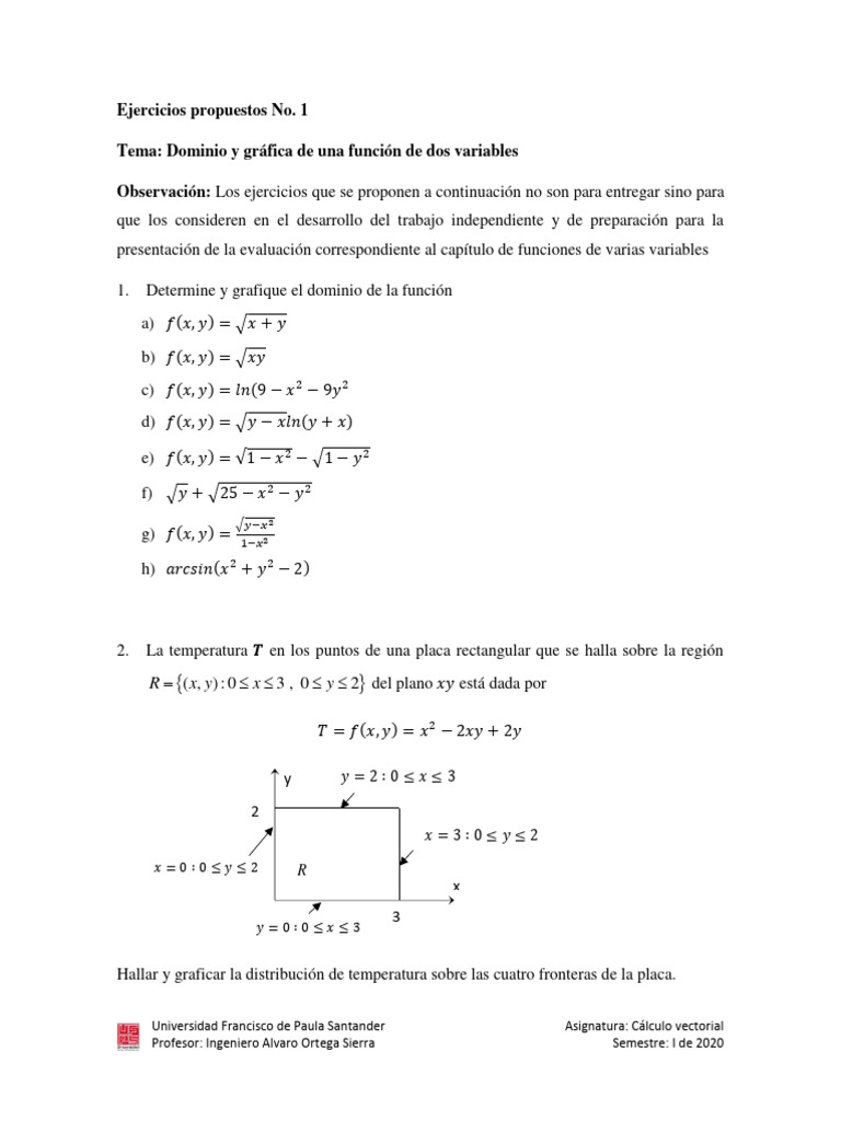 Funciones de Varias Variables | Descargar gratis PDF | Degradado | Triángulo