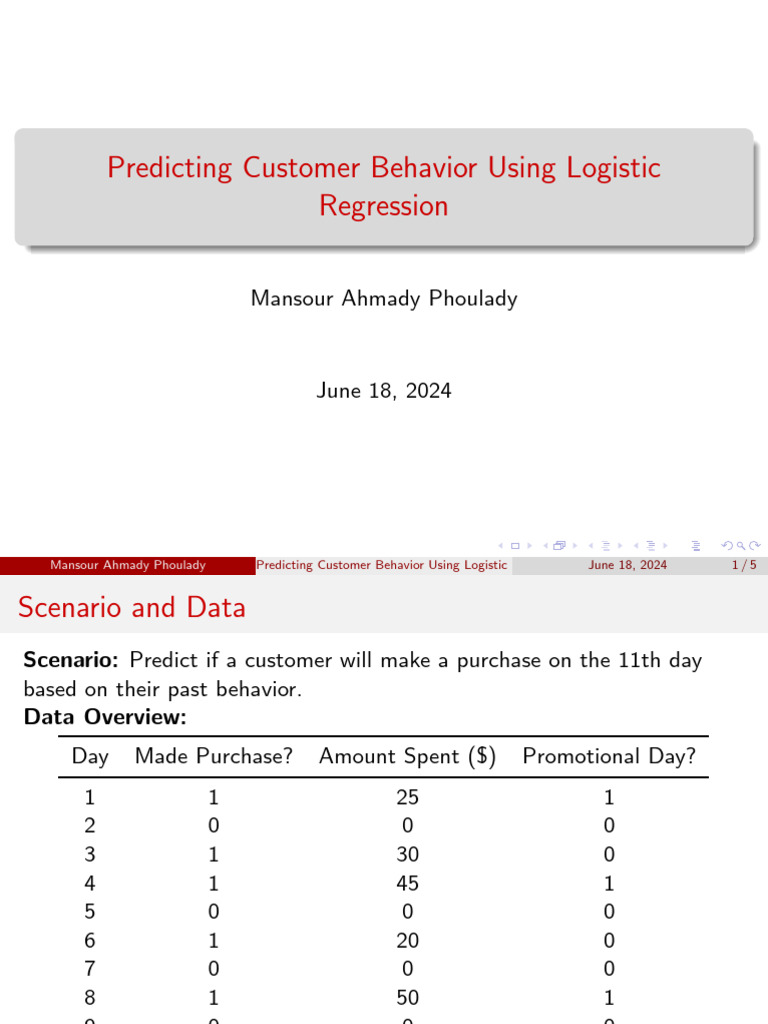 Logistic Regression | PDF | Logistic Regression | Estimation Theory Logistic Regression | PDF | Logistic Regression | Estimation Theory