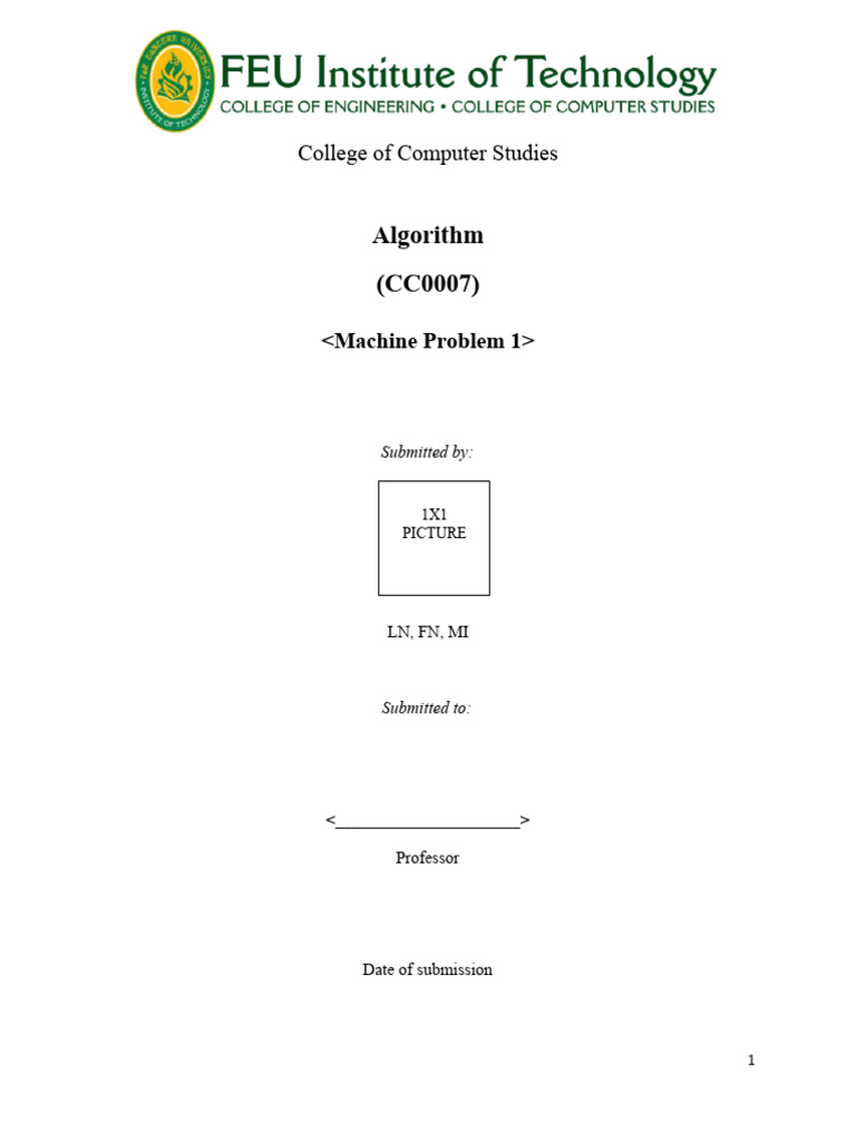 CS0007 1 | PDF | Algorithms | Discrete Mathematics