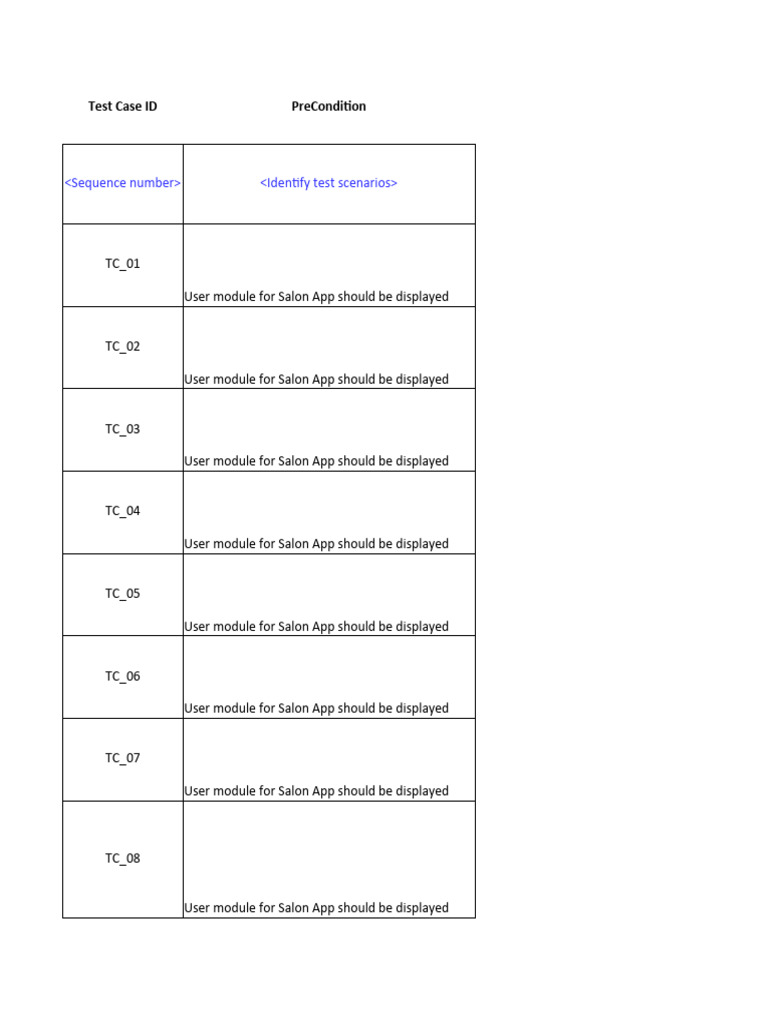 Manual Test Cases Pdf Software Engineering Software
