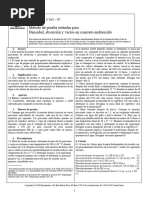 ASTM C 642: Densidad y Absorción en Concreto | PDF