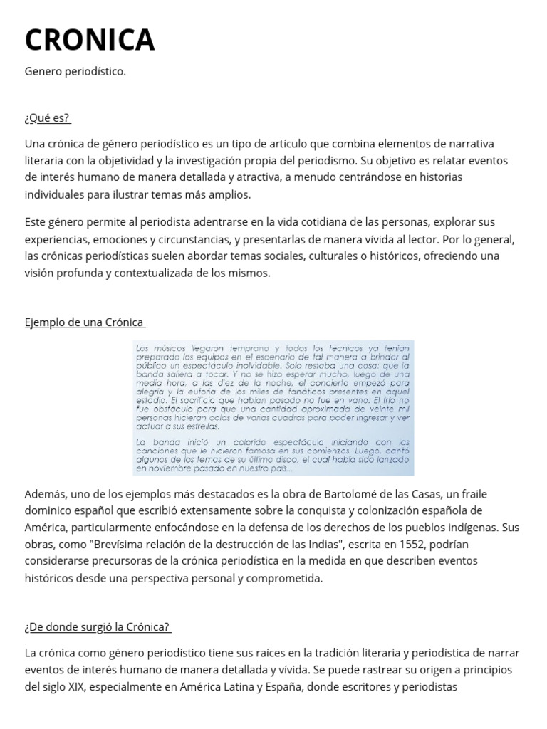 Todo Sobre Una Cronica | PDF | Narrativa | Narración