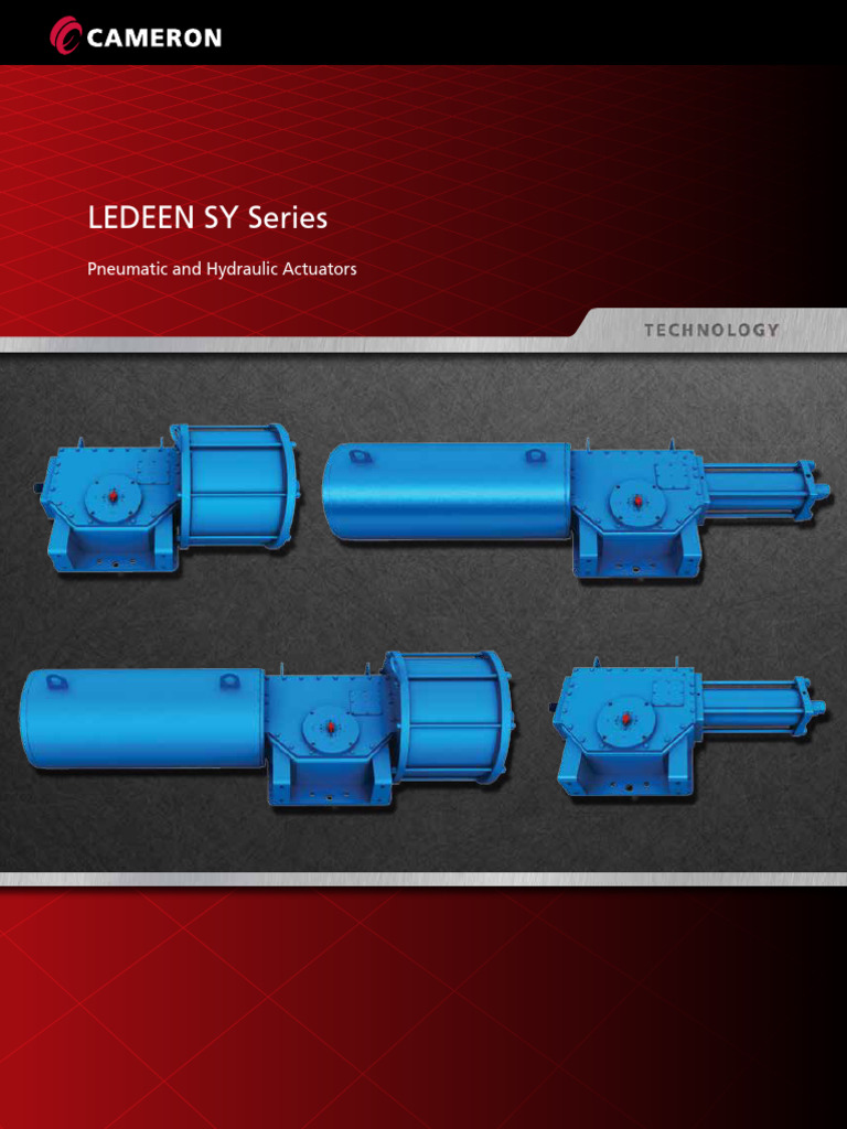 LEDEEN SY Series Actuator Overview | PDF | Actuator | Piston