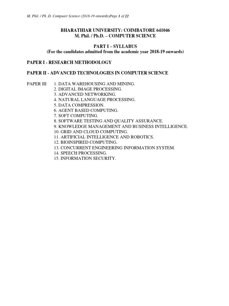 Research Comp Science 1819 | PDF | Data Compression | Cloud Computing