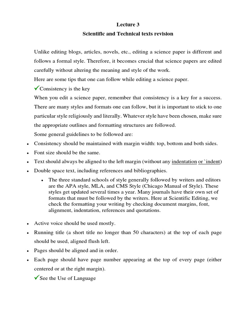 Lecture 3 | PDF | Proofreading | Writing