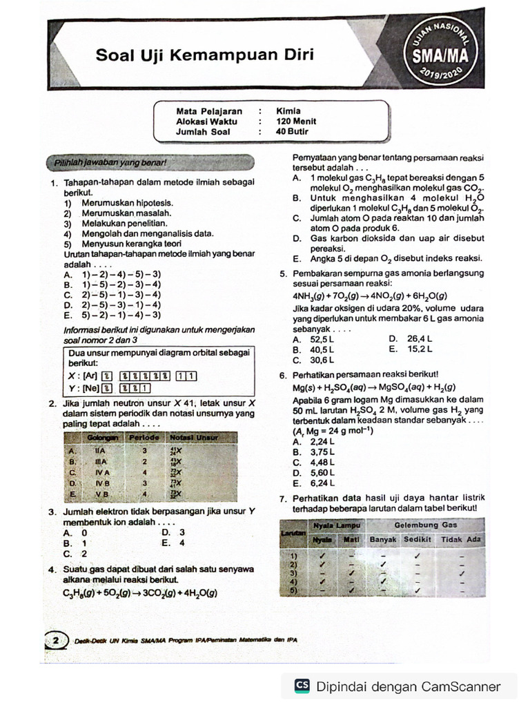 Uji Kemampuan Diri | PDF