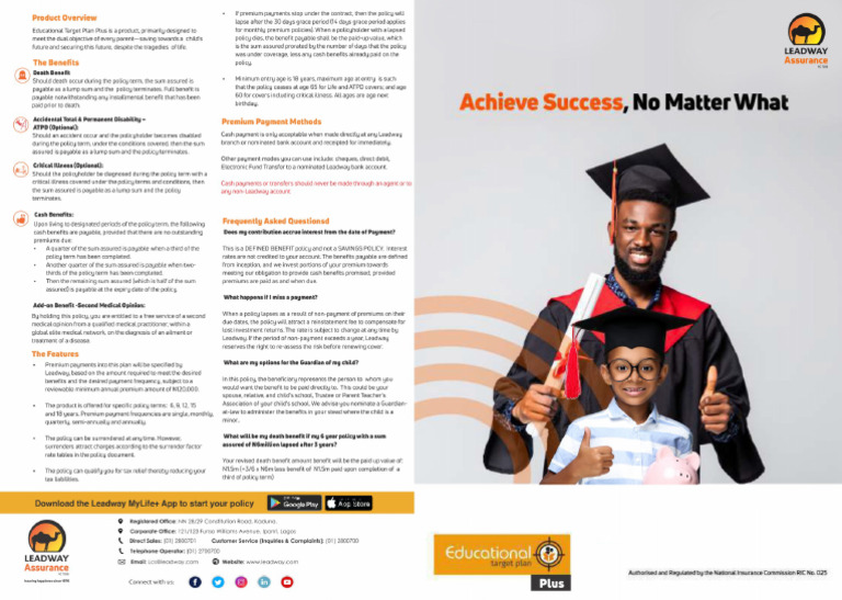 Education Target Plan Plus Flyer 2022-1 | PDF