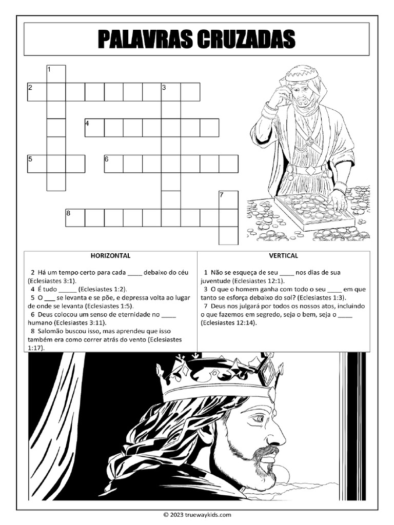 Atividade Eclesiastes para 03 de junho Mergulhando Kids 2 | PDF