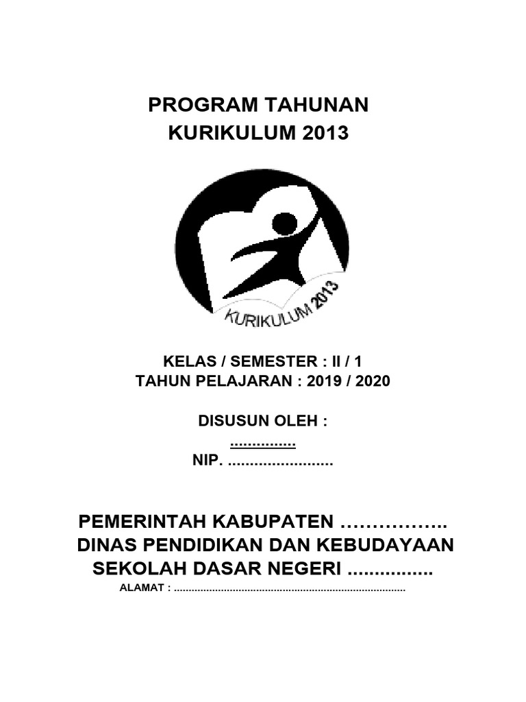 Contoh Cover RPP K13 (Versi 2) | PDF | Karier & Perkembangan