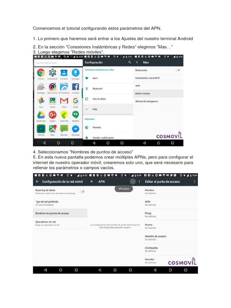 Tutorial Configurando El APN | PDF