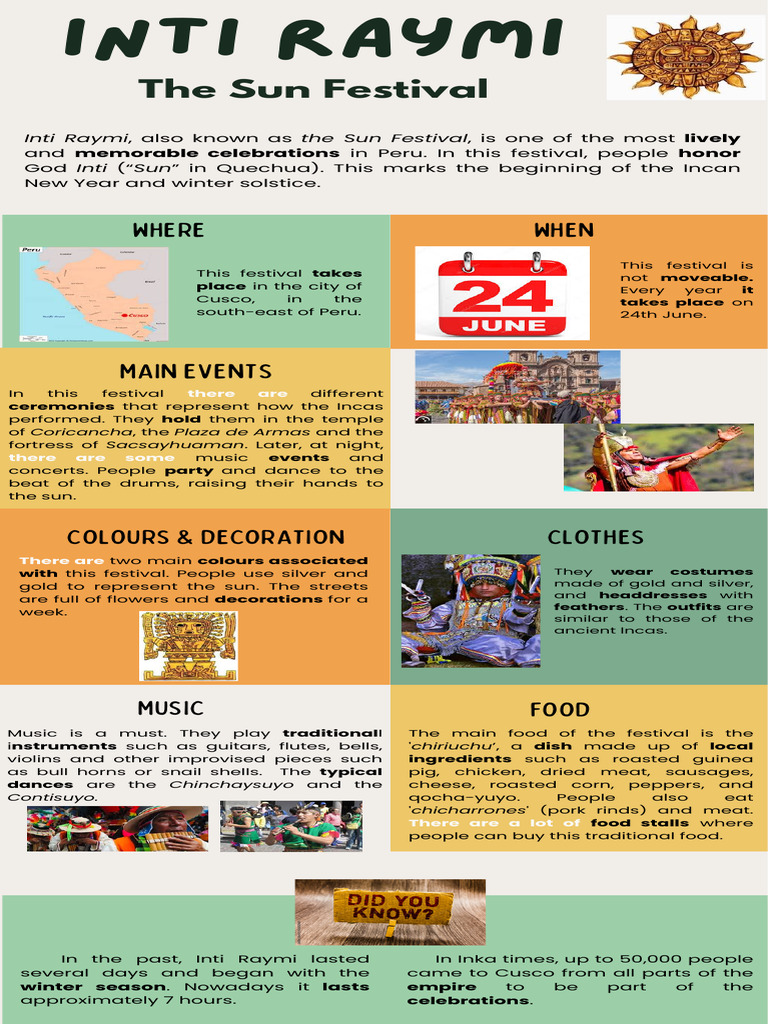 Fact File Example - Inti Raymi | PDF | Inca Empire
