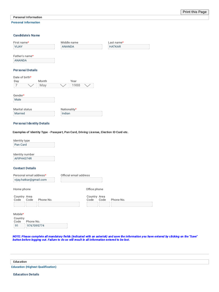 CSPi | PDF | Identity Document | Social Security Number