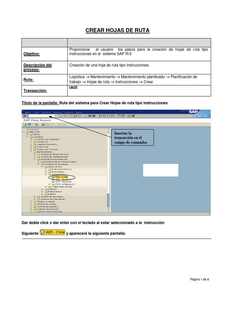 Crear Hojas de Ruta | PDF | Ciencias de la Computación | Informática
