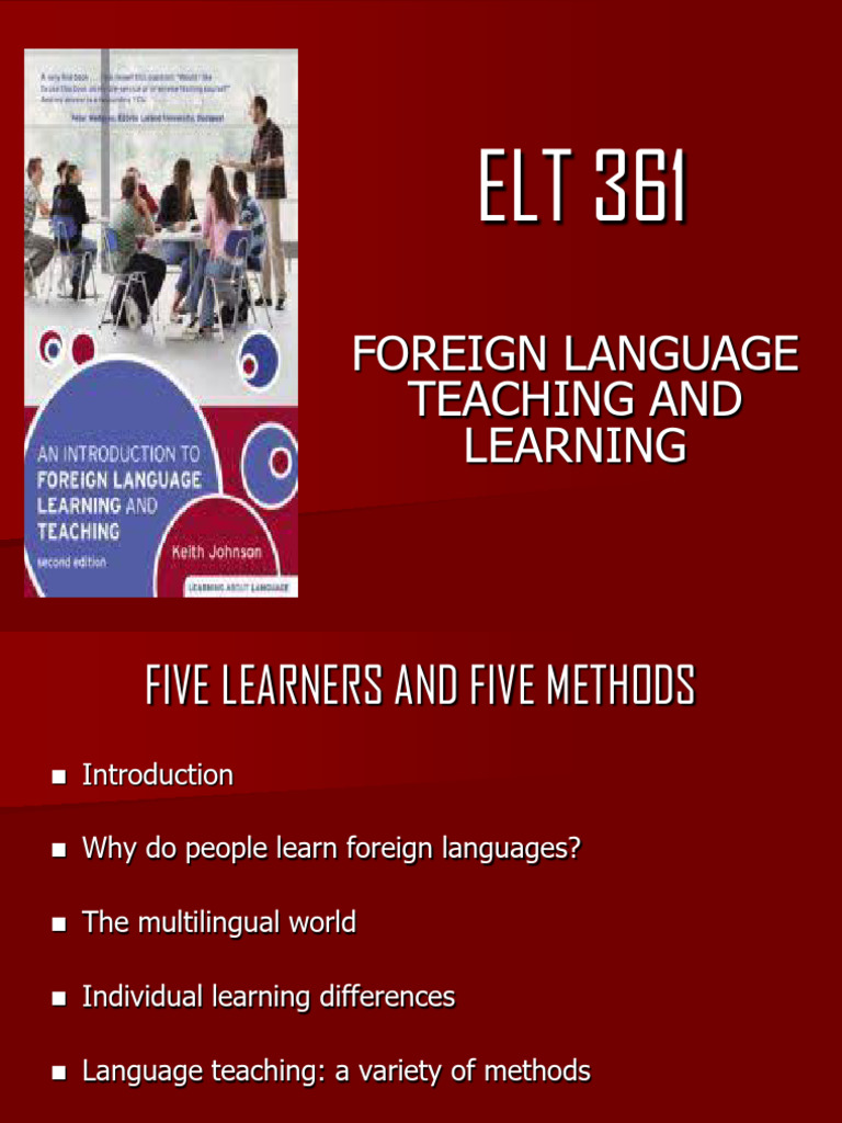 Five Learners and Five Methods | Download Free PDF | English As A ... Five Learners and Five Methods | Download Free PDF | English As A ...
