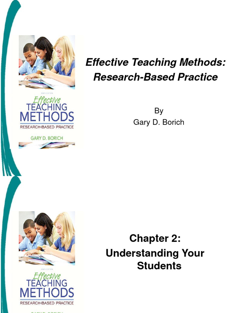 Chapter 2 - Understanding Your Students | PDF | Differentiated ...