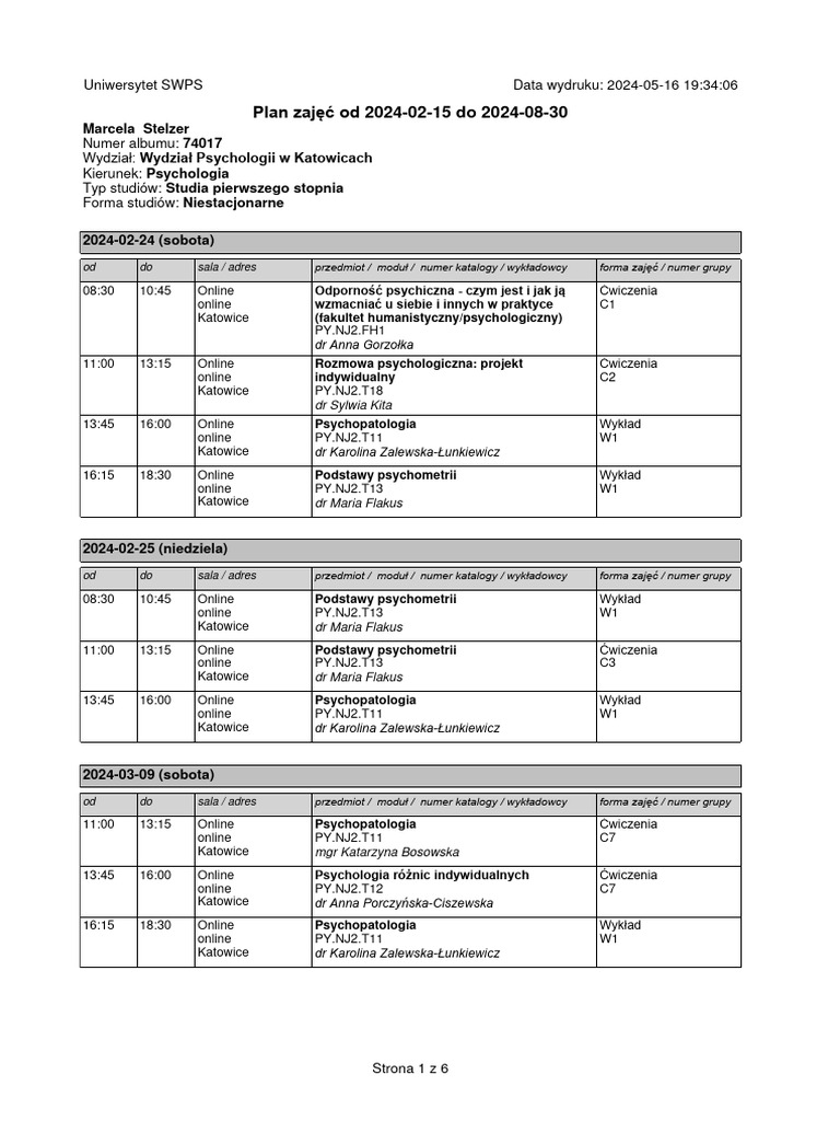 Plan_zajec (1) | PDF