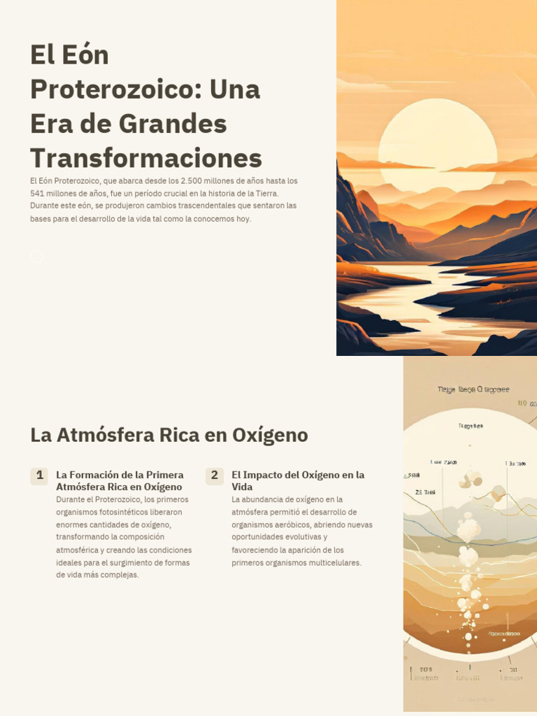 Transformaciones del Eón Proterozoico | PDF | Geología | Roca (geología)