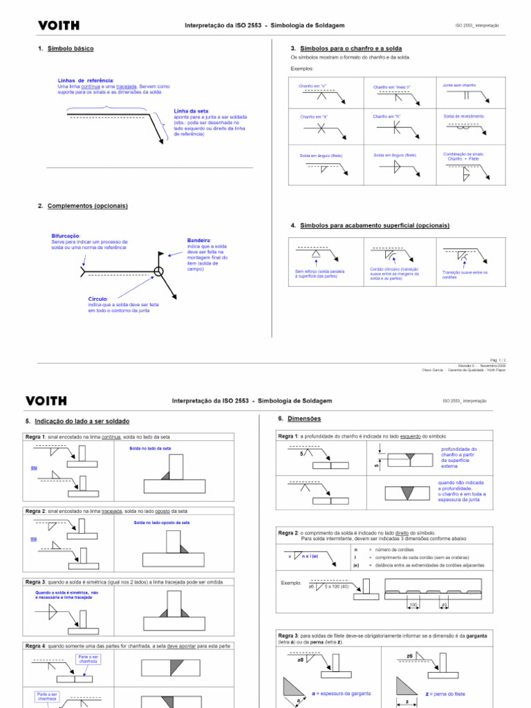 Simbologia de Soldagem Conforme ISO 2553 - 333 | PDF