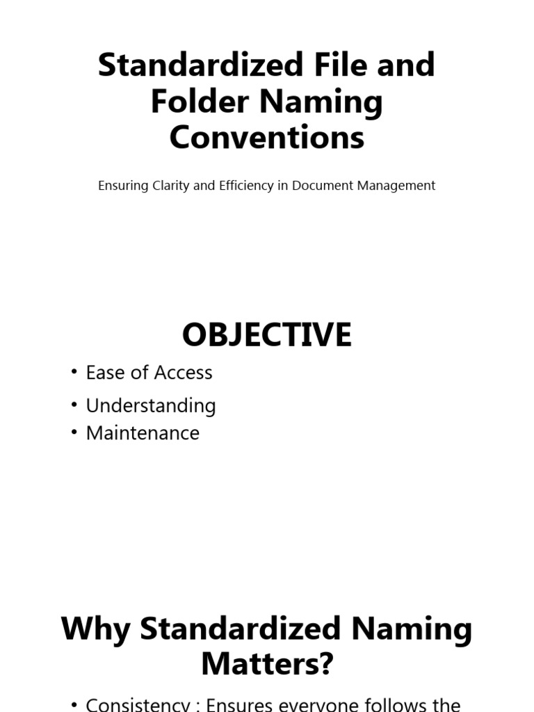 File Naming Standards | PDF File Naming Standards | PDF