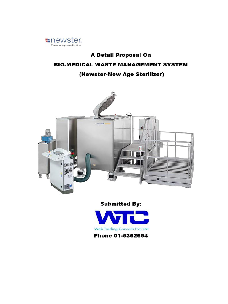 Solid Waste Proposal General | PDF | Sterilization (Microbiology) | Waste