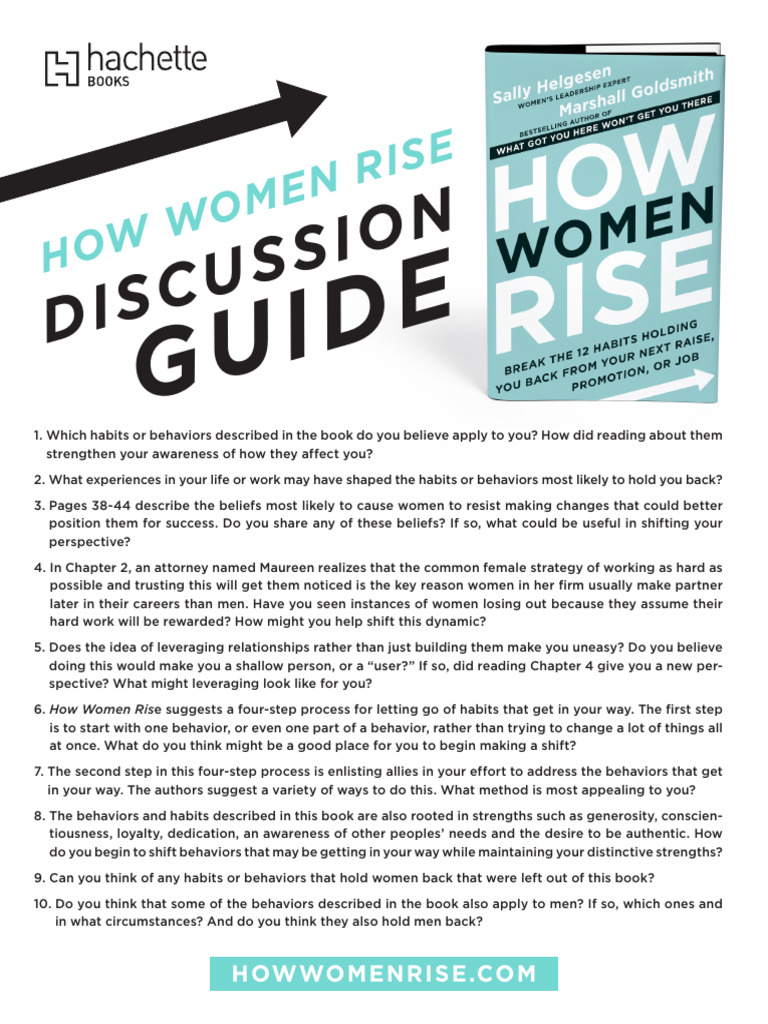 HowWomenRise RGG4 | PDF | Behavior | Habits