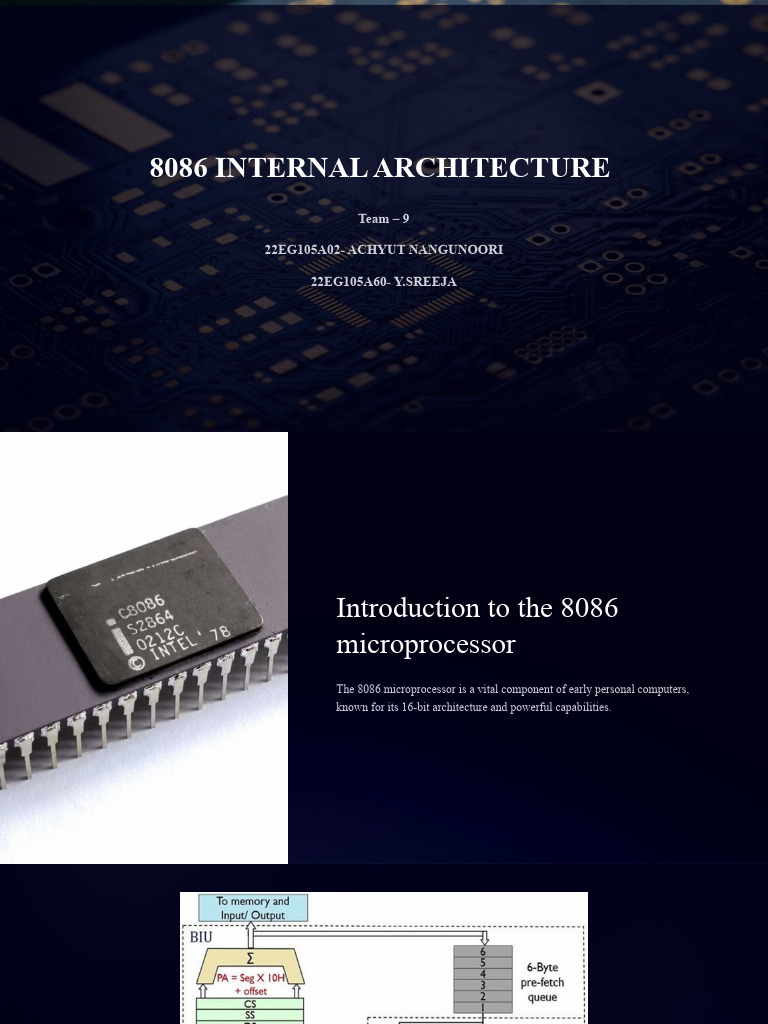 8086 Internal Architecture | PDF | Central Processing Unit | Integrated ...