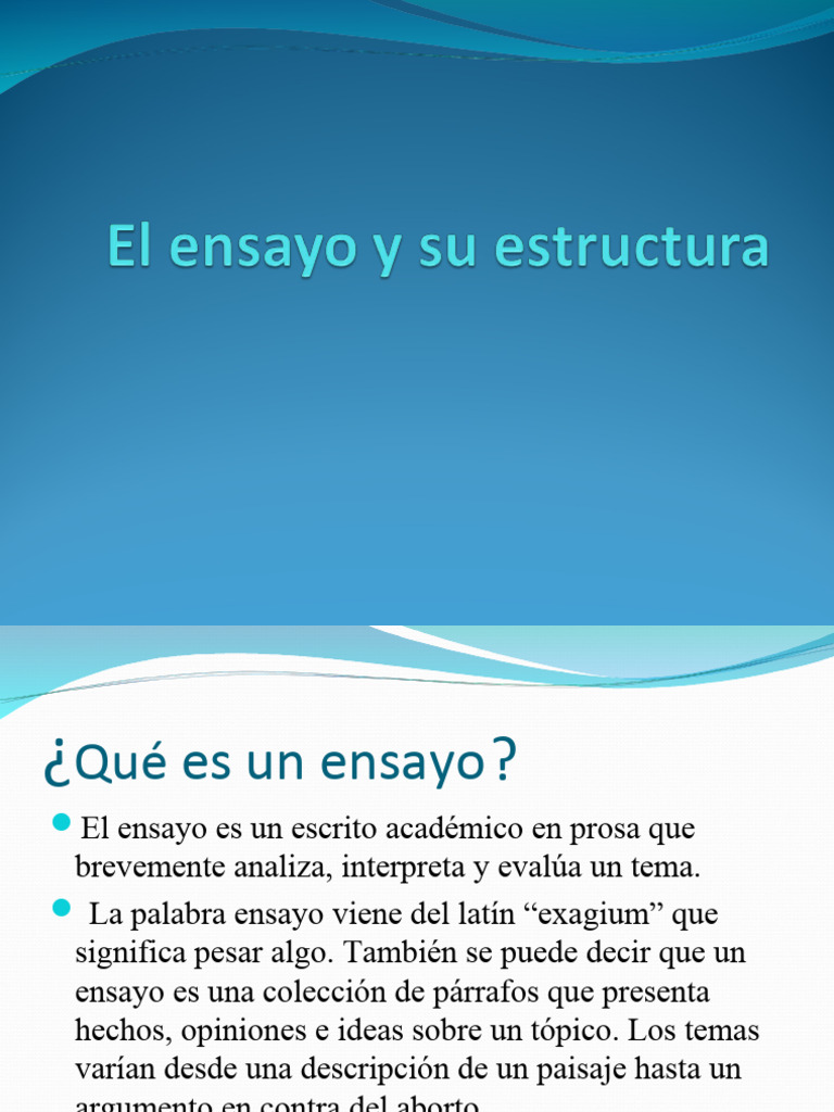 Guía completa sobre el ensayo académico | PDF | Ensayos