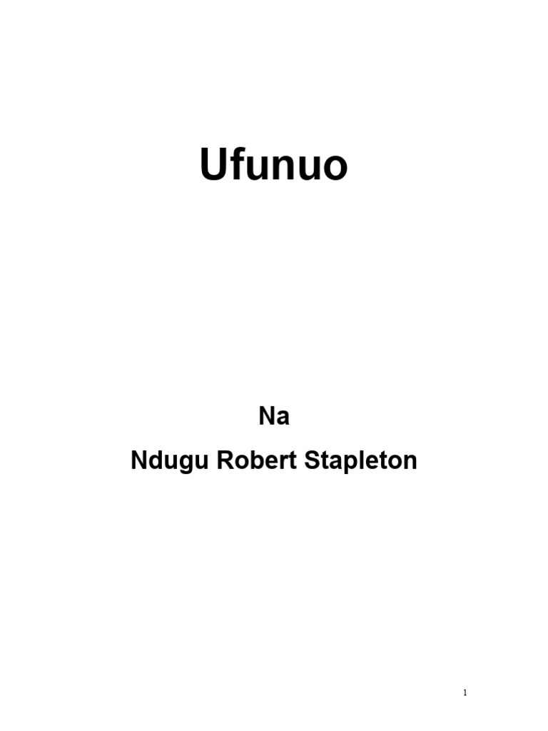 Ufunuo Kitabu Cha | PDF