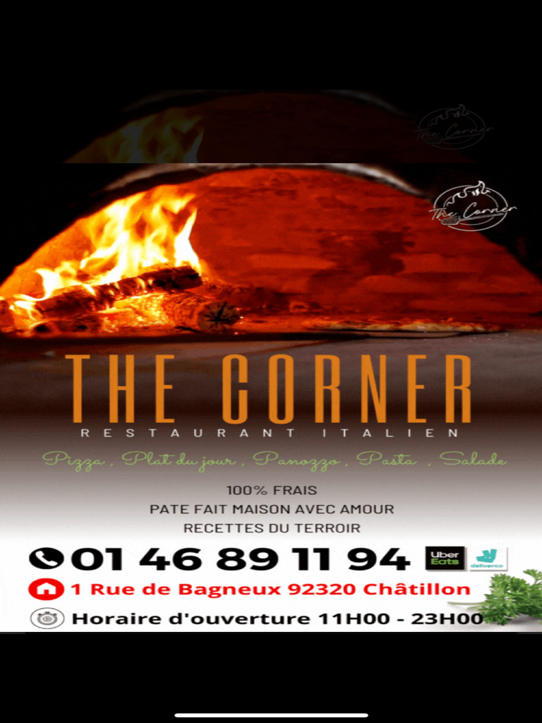 Menu The Corner | PDF